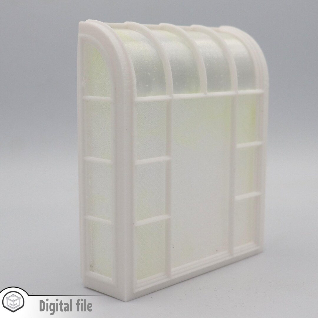 1:12 Miniature Bay Window Greenhouse Multi-color and Multi-material ...