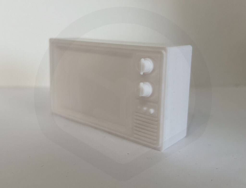 1:12 Miniature Retro TV 3d Stl File - Etsy