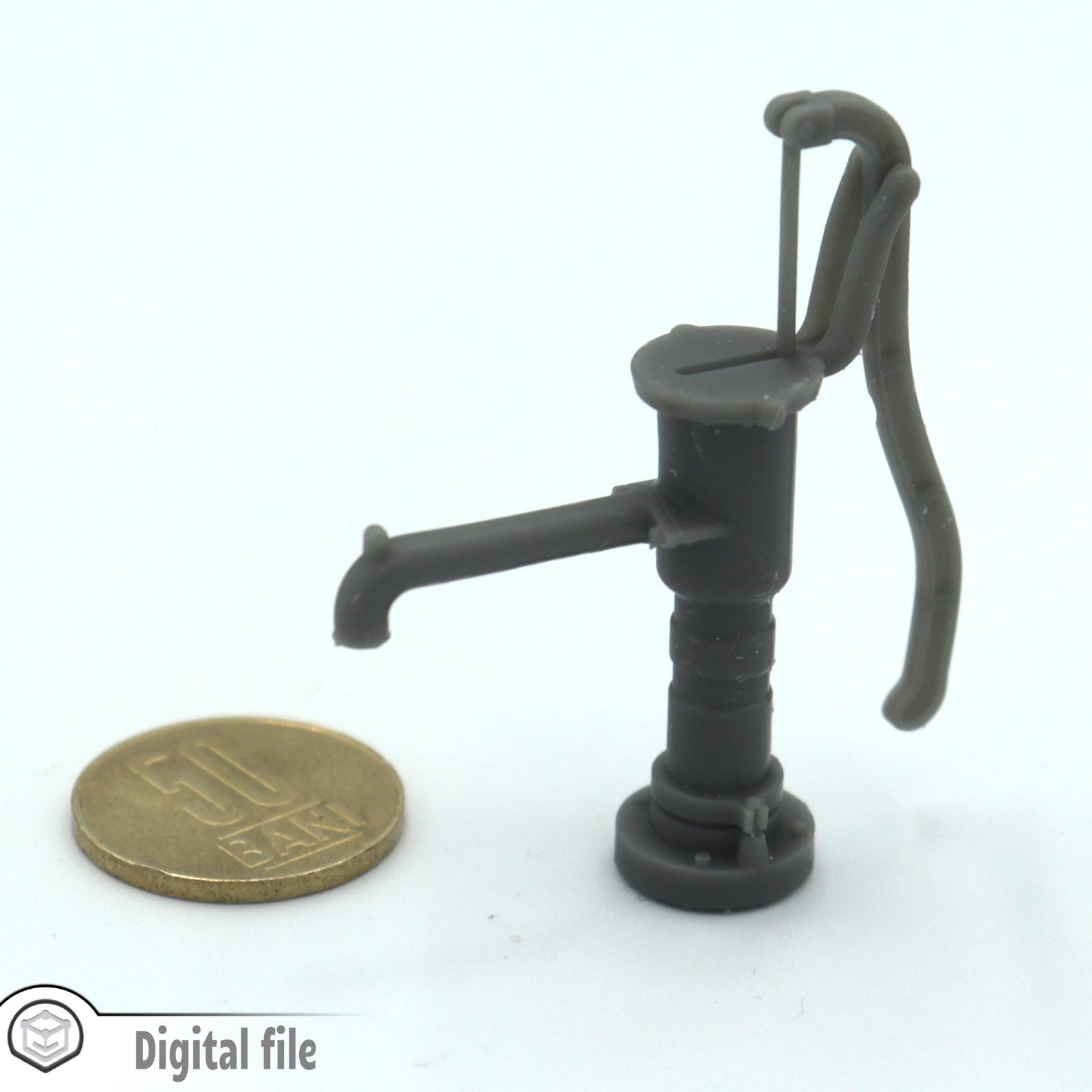 1:12 Miniature Manual Garden Pump 3d Stl File - Etsy