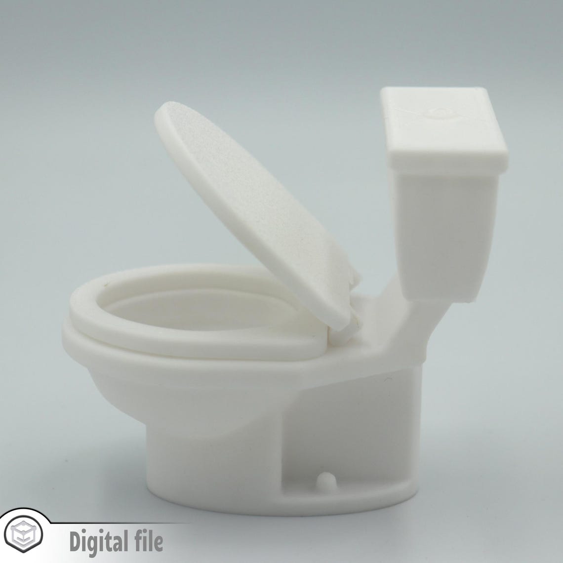 1:12 Miniature Bathroom Modern Toilet 3d Stl File - Etsy