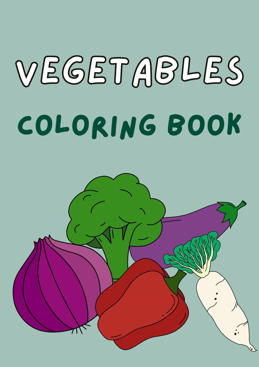 Healthy Vegetables Coloring Pages | Printable Learning Activity | 20 ...