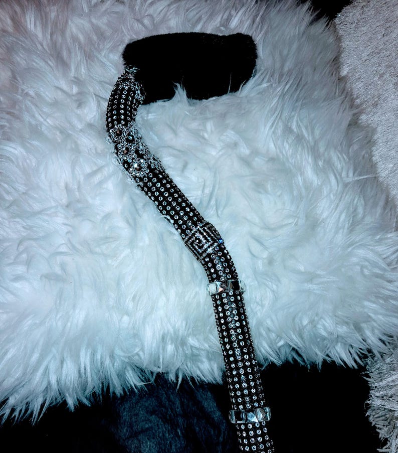 New Redesigned Bling-bling Equate Quad Walking Cane Adjustable Faux Fur ...