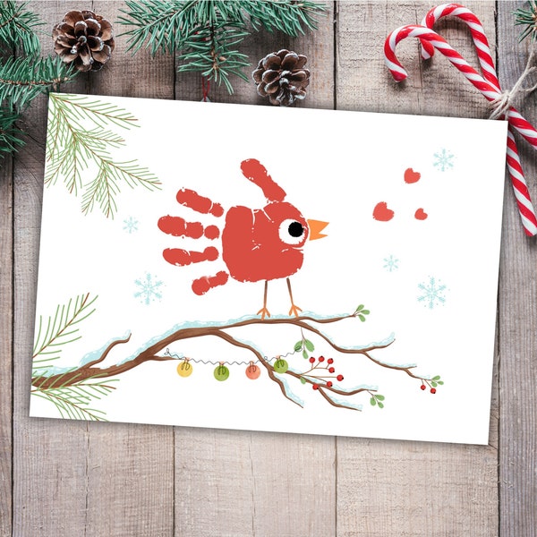 Christmas Handprint - Etsy