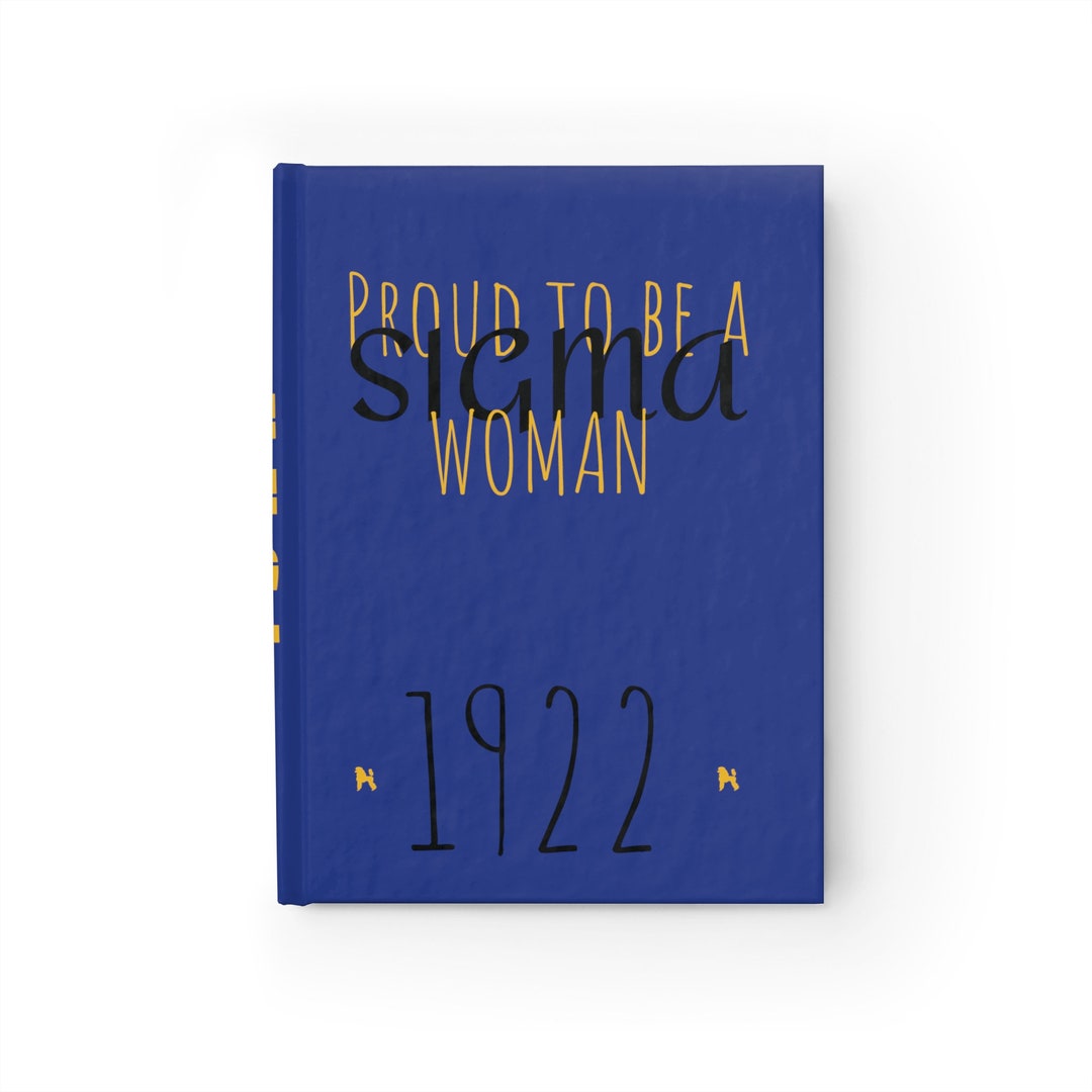 Proud to Be a Sigma Woman Journal - Etsy