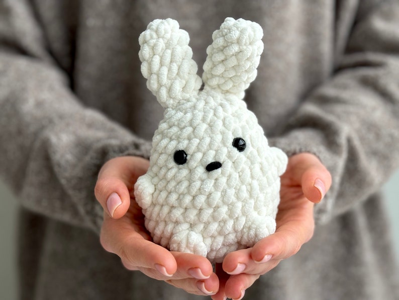 Benny the Bunny Crochet Pattern Cute Rabbit Plushie Pattern Easy ...