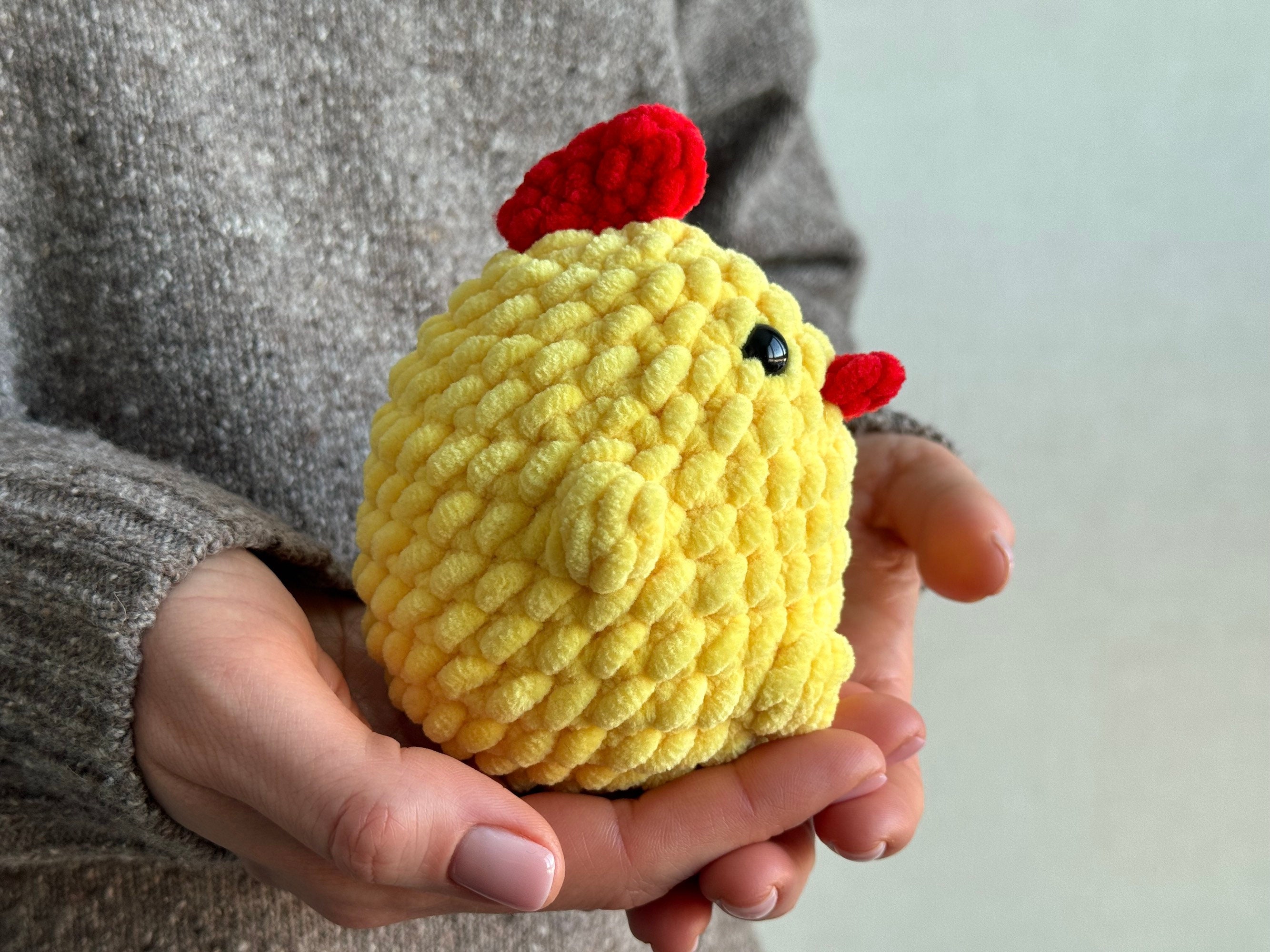 Charlie the Chick Crochet Pattern Cute Chicken Plushie Pattern Easy ...