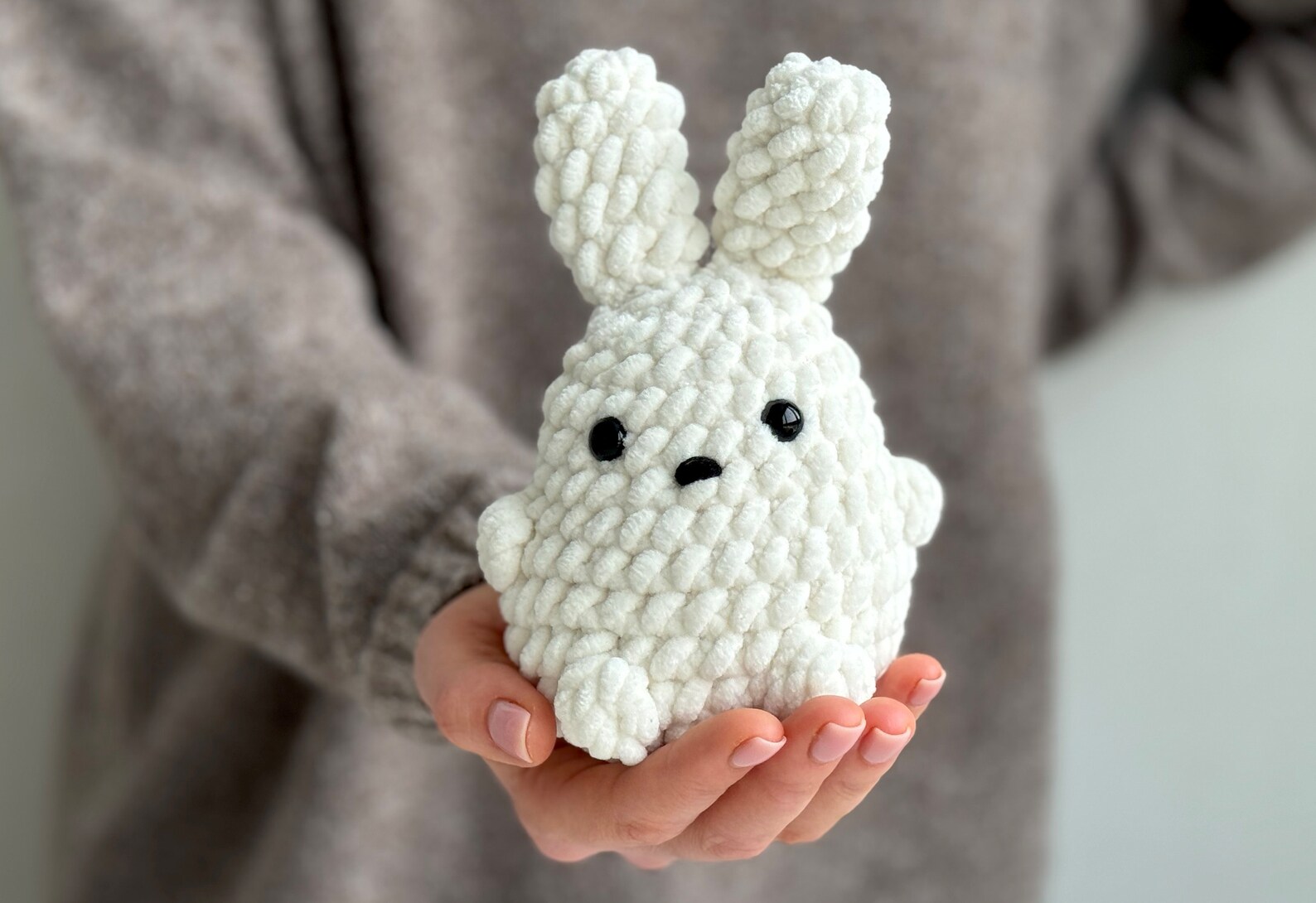 Benny the Bunny Crochet Pattern Cute Rabbit Plushie Pattern Easy ...