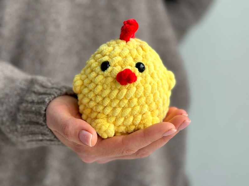 Charlie the Chick Crochet Pattern Cute Chicken Plushie Pattern Easy ...
