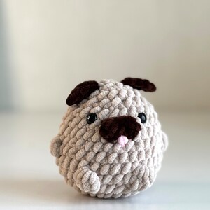 Pete the Pug Crochet Pattern | Cute Dog Plushie Pattern | Easy ...