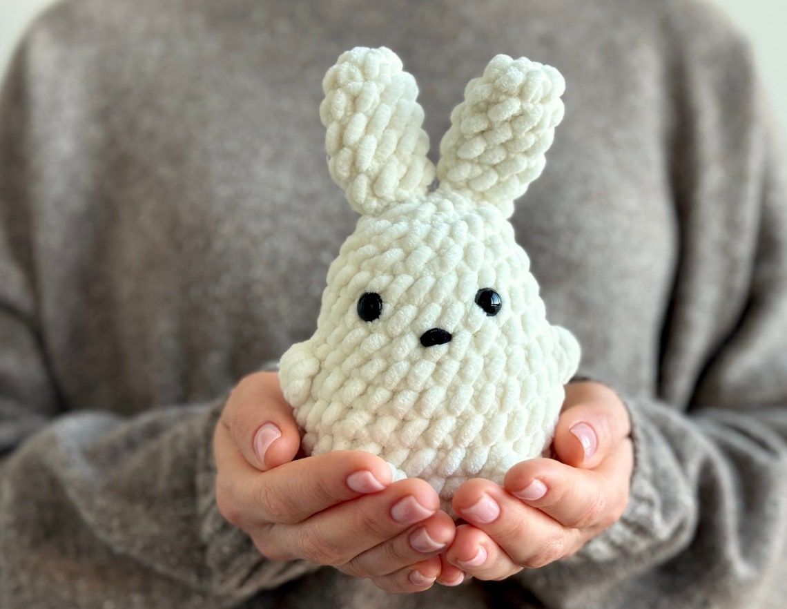 Benny the Bunny Crochet Pattern Cute Rabbit Plushie Pattern Easy ...