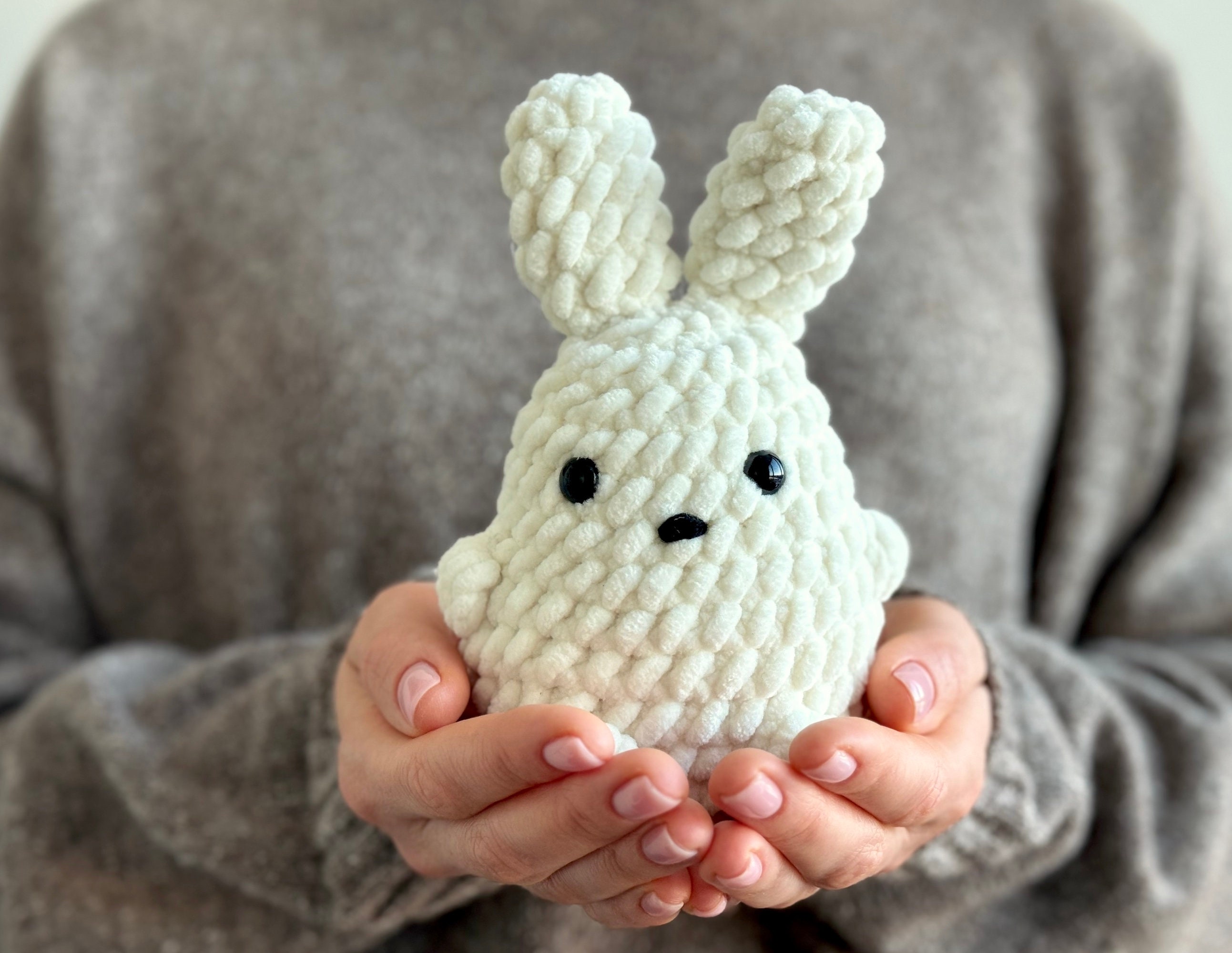 Benny the Bunny Crochet Pattern Cute Rabbit Plushie Pattern Easy ...
