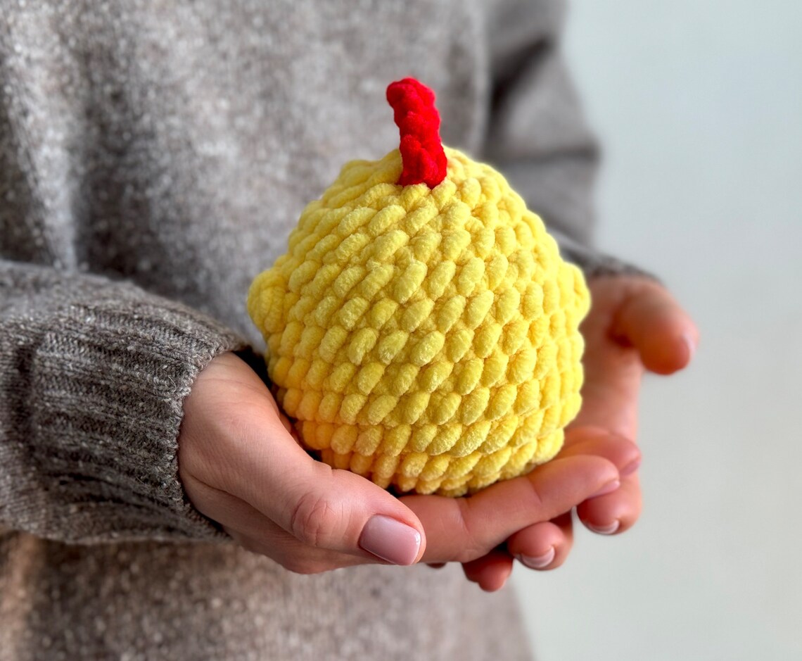 Charlie the Chick Crochet Pattern Cute Chicken Plushie Pattern Easy ...
