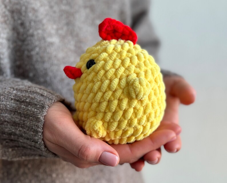 Charlie the Chick Crochet Pattern Cute Chicken Plushie Pattern Easy ...