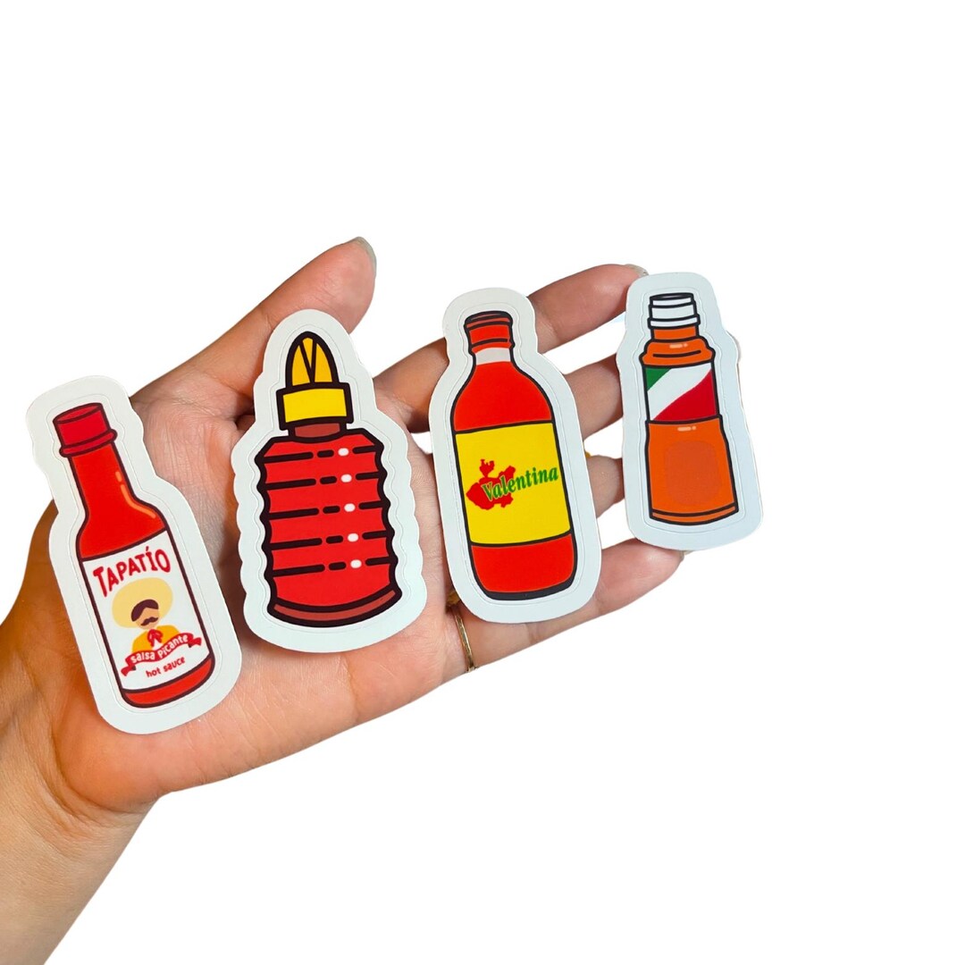 Mexican Snack Stickers, Laminated Sticker, Easy Peel Sticker ...