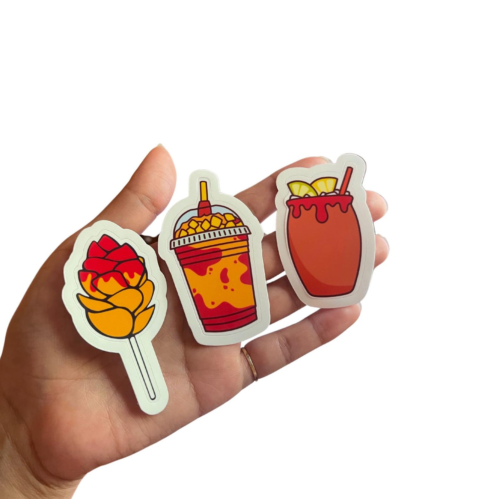 Mexican Snack Stickers, Laminated Sticker, Easy Peel Sticker ...