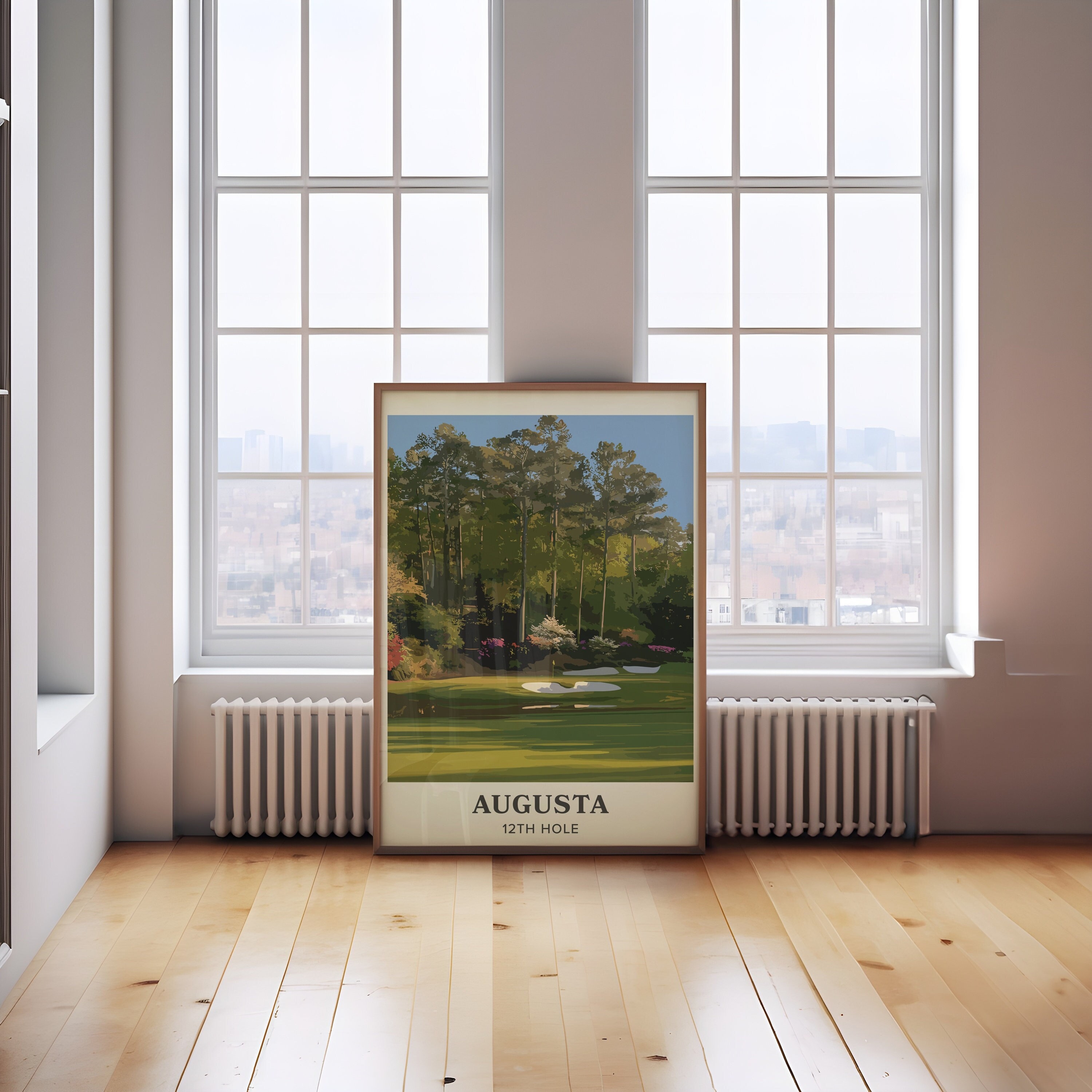 Augusta National Modern Golf Print | Masters Golf Print | Golf Poster ...