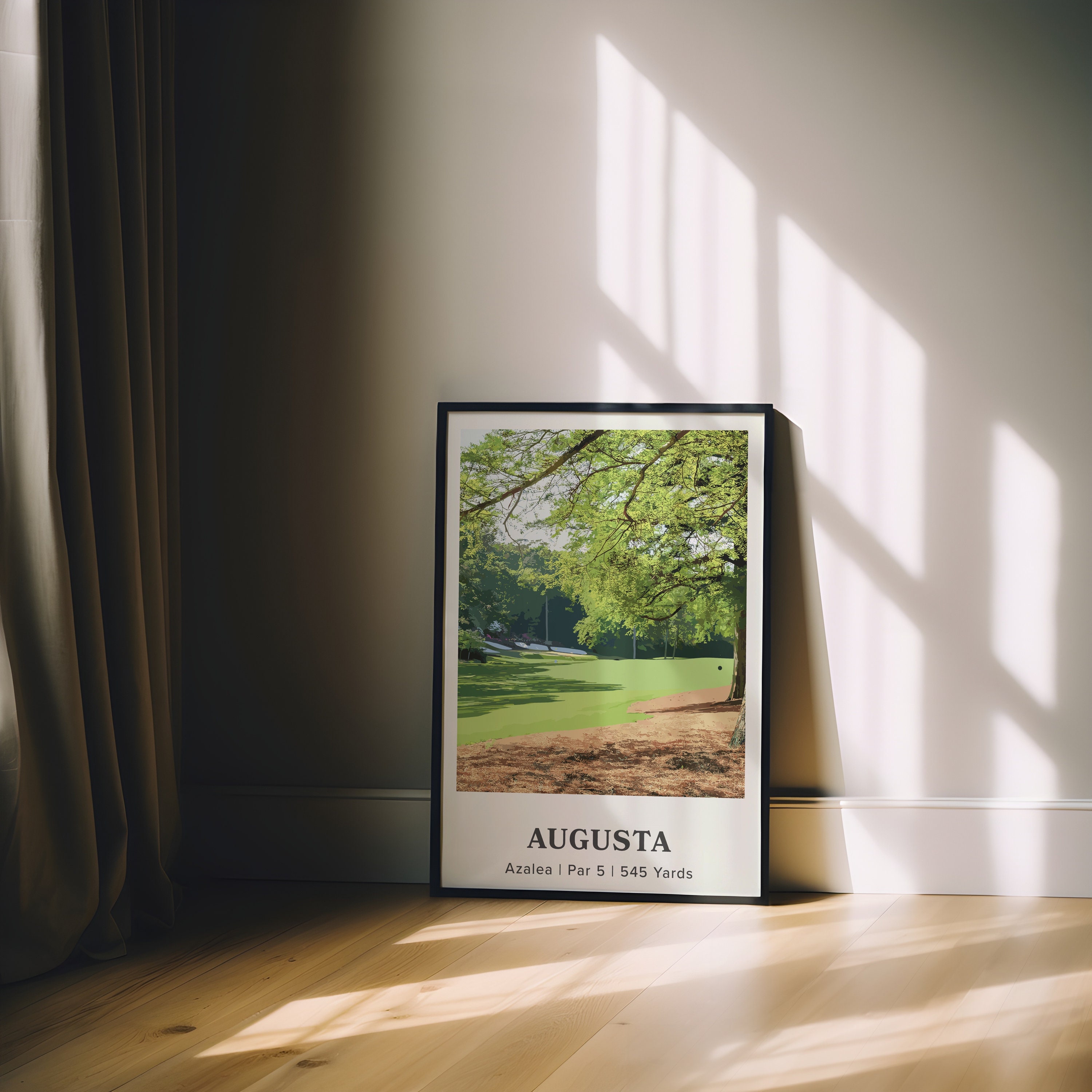 Augusta National Modern Golf Print | Masters Golf Print | Golf Poster ...