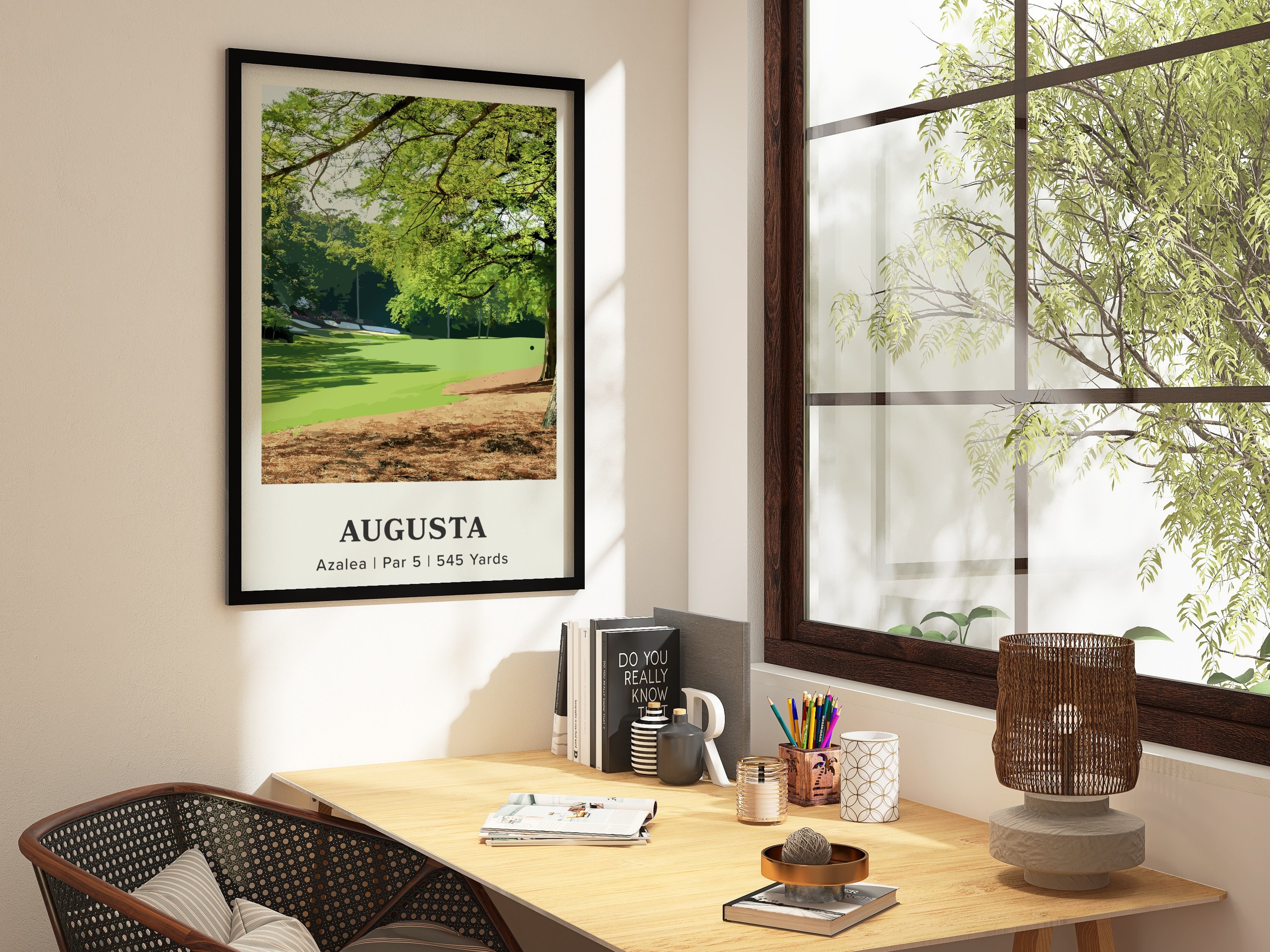 Augusta National Modern Golf Print | Masters Golf Print | Golf Poster ...