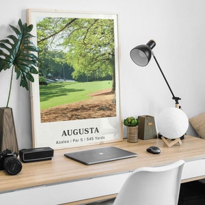 Augusta National Modern Golf Print | Masters Golf Print | Golf Poster ...