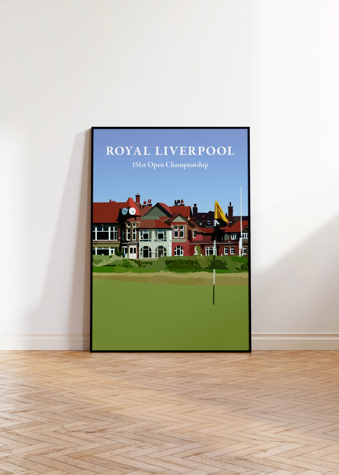Royal Liverpool Open 2023 Golf Print | Golf Poster | Golf Wall Art ...