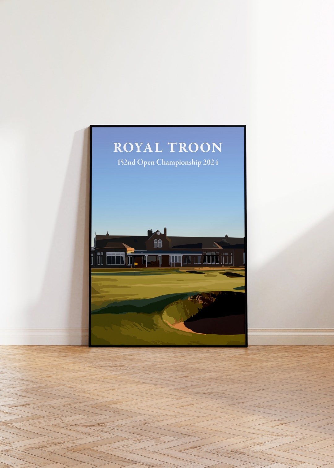 Royal Troon Open 2024 Golf Print | Golf Poster | Golf Wall Art | Travel ...