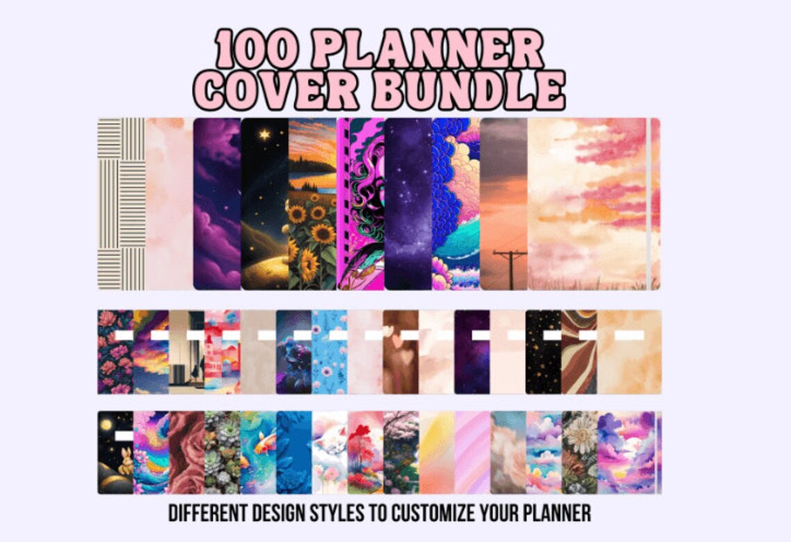 Digital Planner Bundle, All in One Digital Planner Bundle, Printable ...