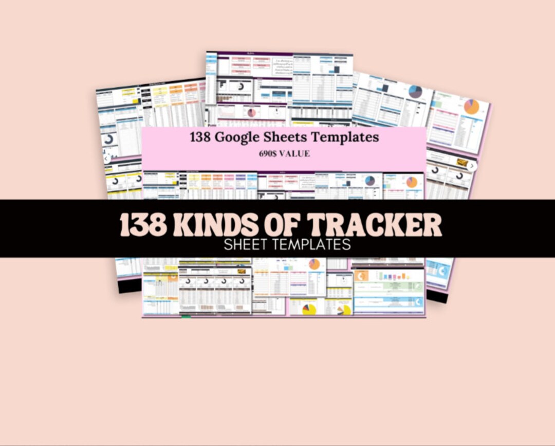 Ultimate GOOGLE SHEETS TRACKER Template Bundle - Etsy