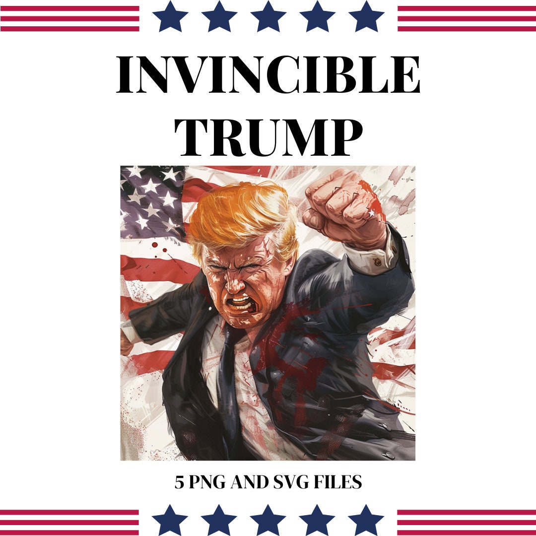 Invincible Trump Clipart Bundle: PNG & SVG Files - Etsy
