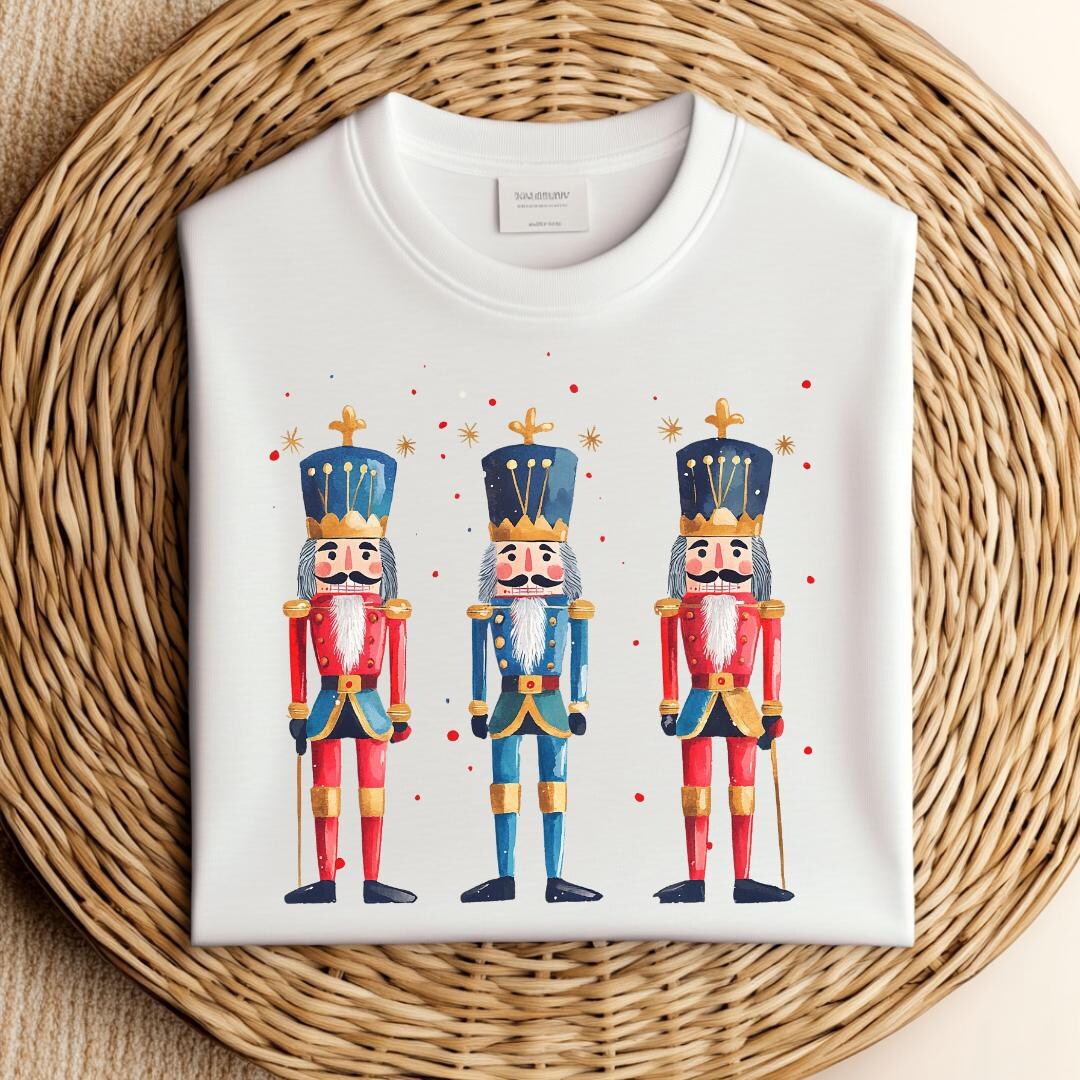 Nutcracker Soldiers PNG SVG Clipart, Christmas Kids T-shirt Design ...