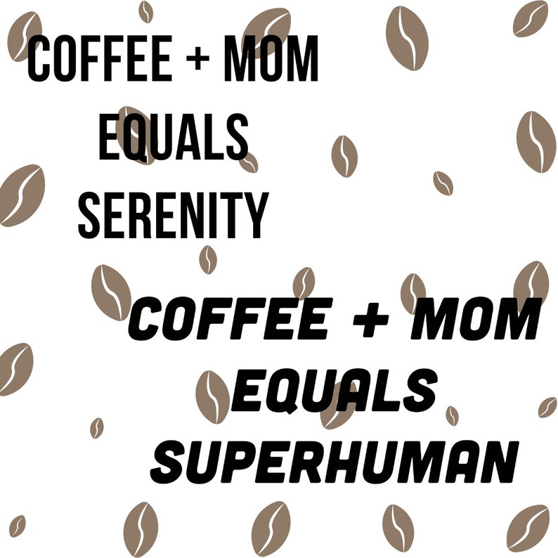 Mom Life Coffee Fun - Mother's Day Clipart Collection With Humorous ...