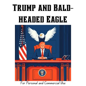 Trump Clipart Design, American Eagle Svg - Etsy