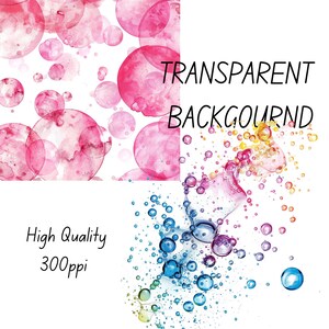 Complete Watercolour Bubbles Clipart Collection - High Quality ...