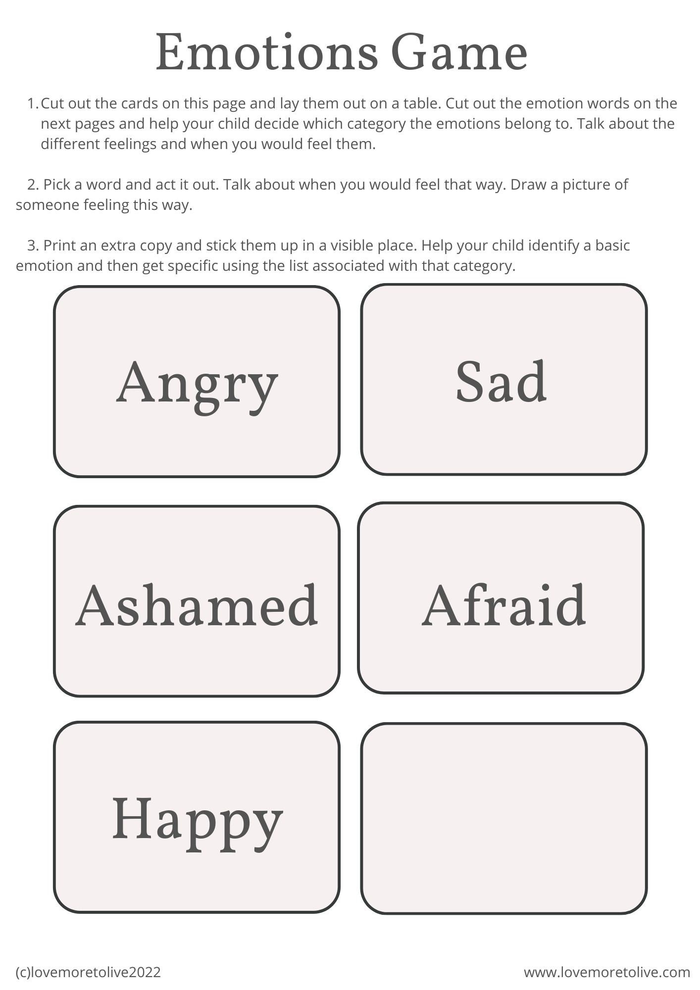 A4 Emotional Intelligence Bundle - Printable A4 Format - Etsy