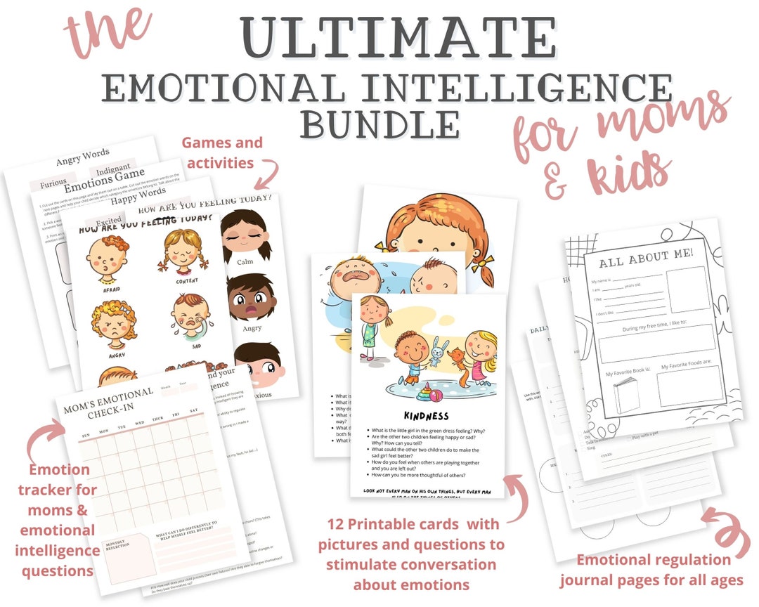 A4 Emotional Intelligence Bundle - Printable A4 Format - Etsy