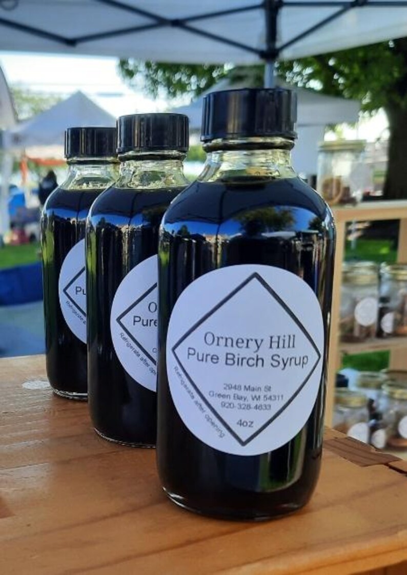 Pure Birch Syrup, Hickory Syrup and Bickory Syrup - Etsy