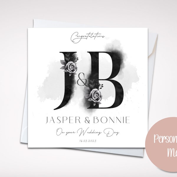 Gothic Wedding Card - Etsy UK