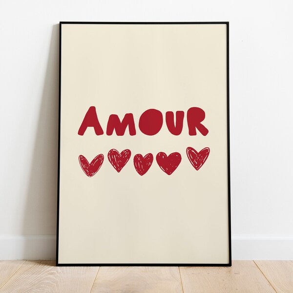Amour Print - Etsy