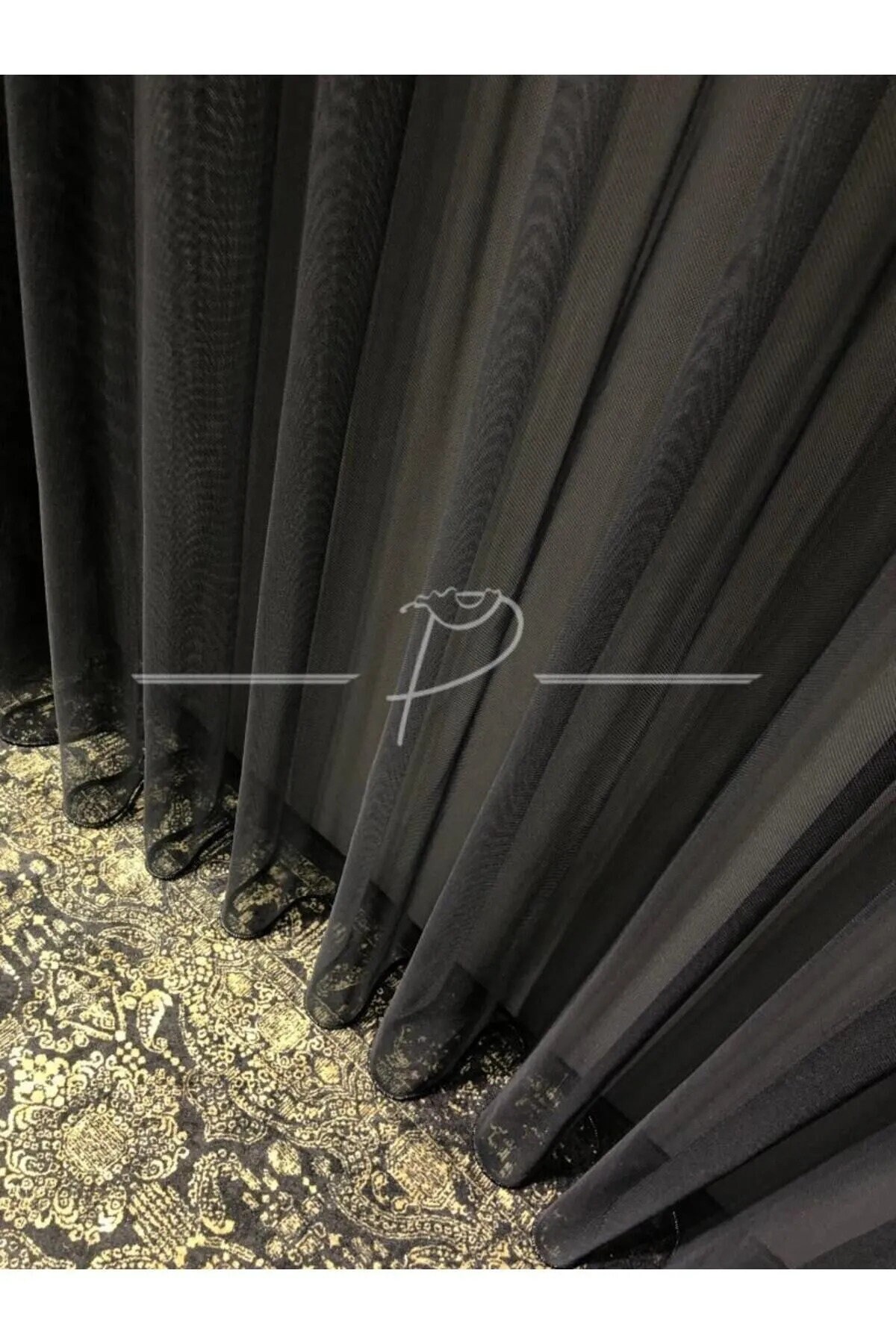 Pleated Sheer Curtain,transparent Tulle Curtains,custom Made,sheer ...