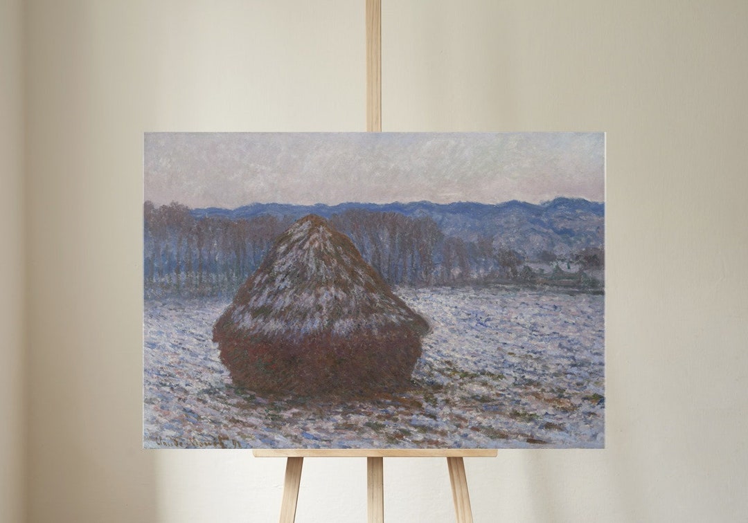 Stack of Wheat 1890 by Claude Monet. French Impressionist Painting ...