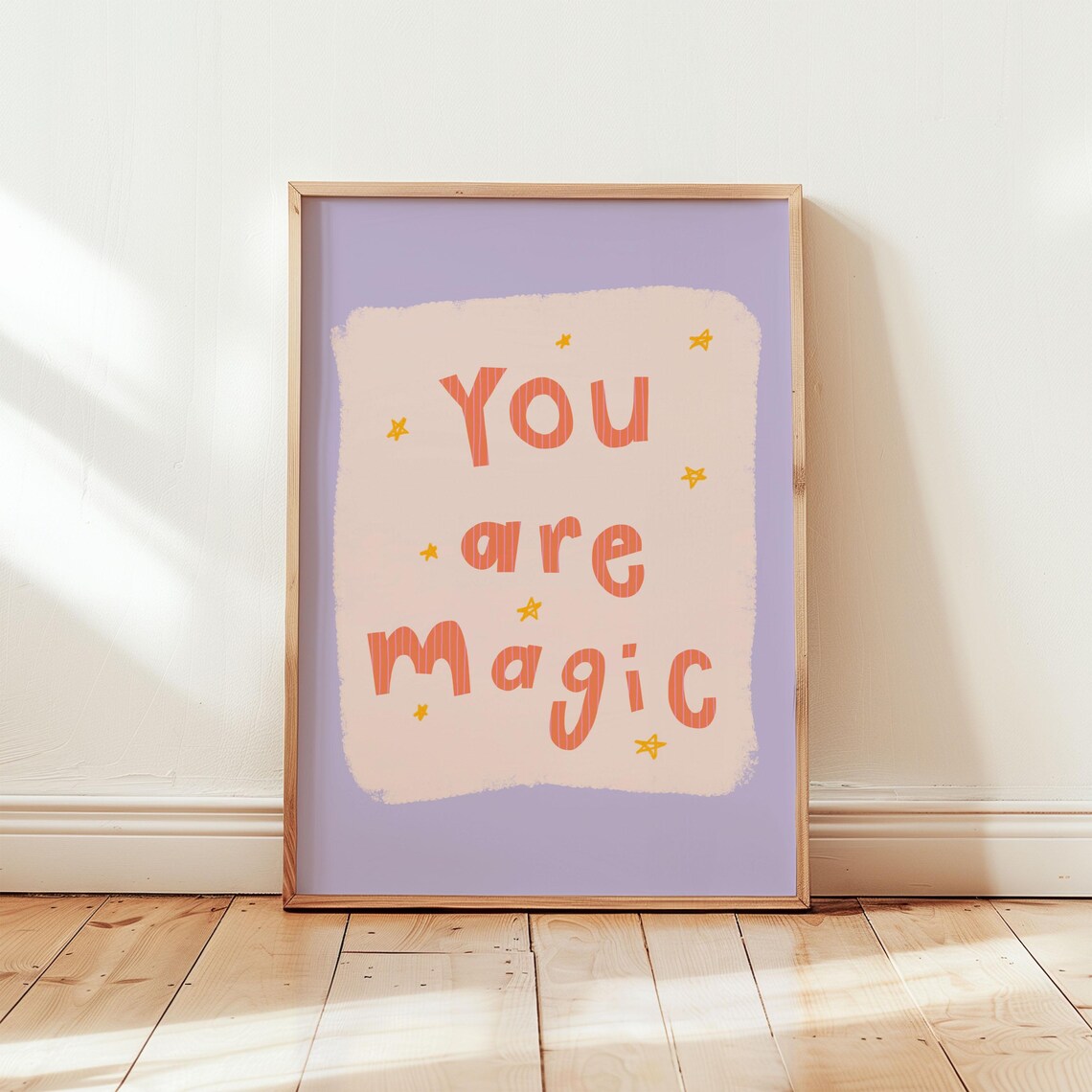 You Are Magic Print, Kids Room Decor, Quote Poster (digital Download ...