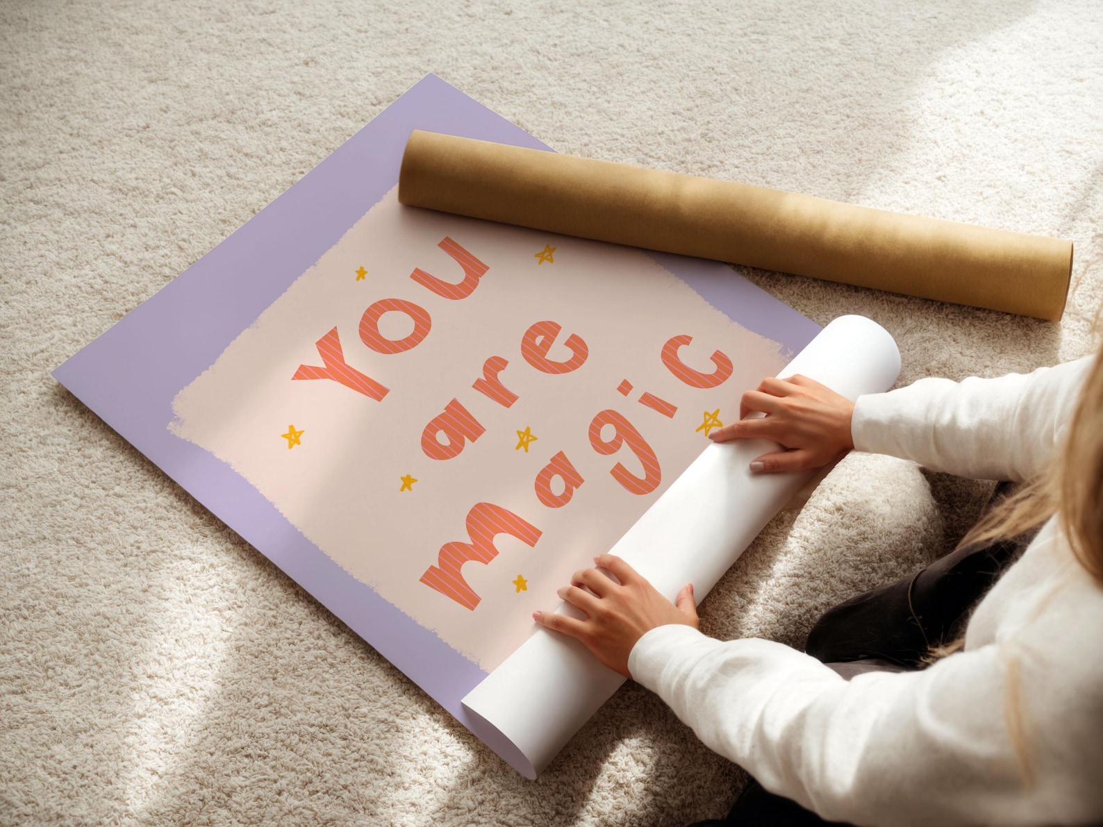 You Are Magic Print, Kids Room Decor, Quote Poster (digital Download ...
