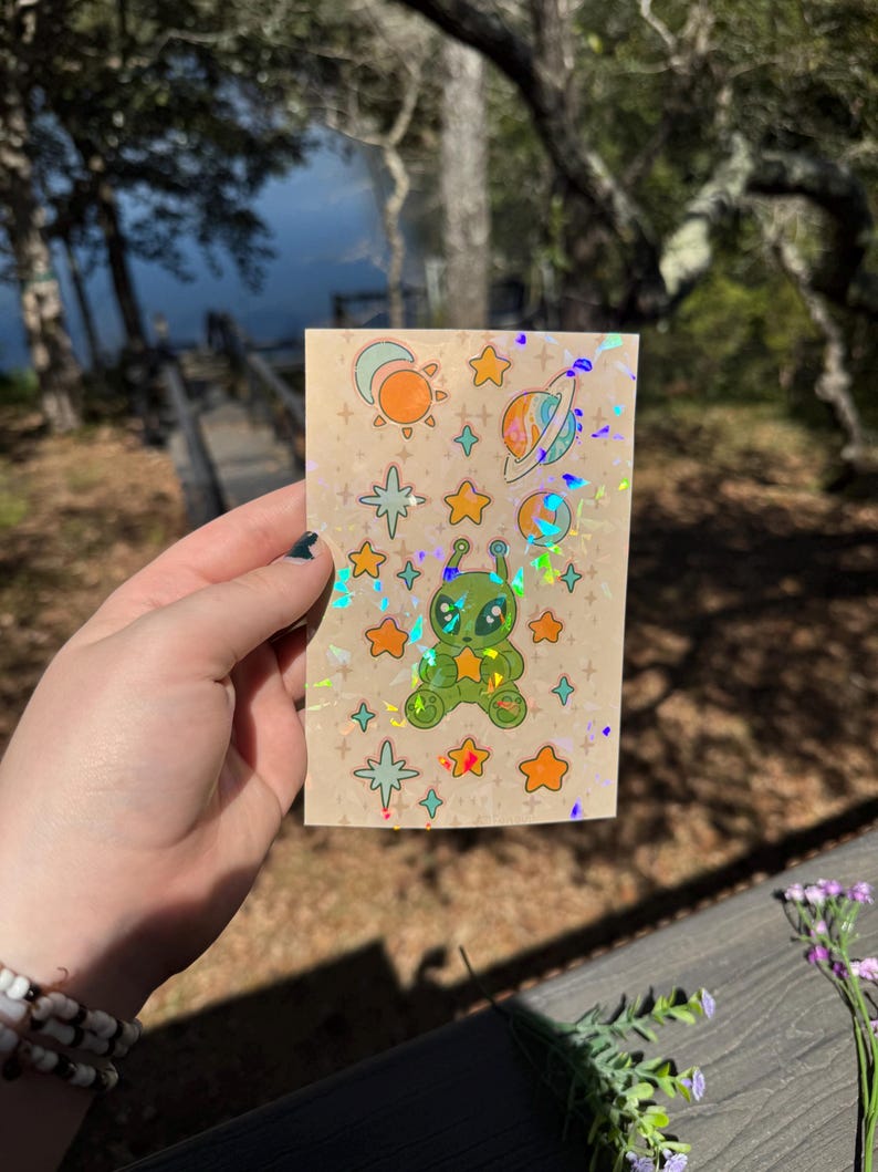 Ikea Alien Sticker Sheet - Aftonsparv - Etsy