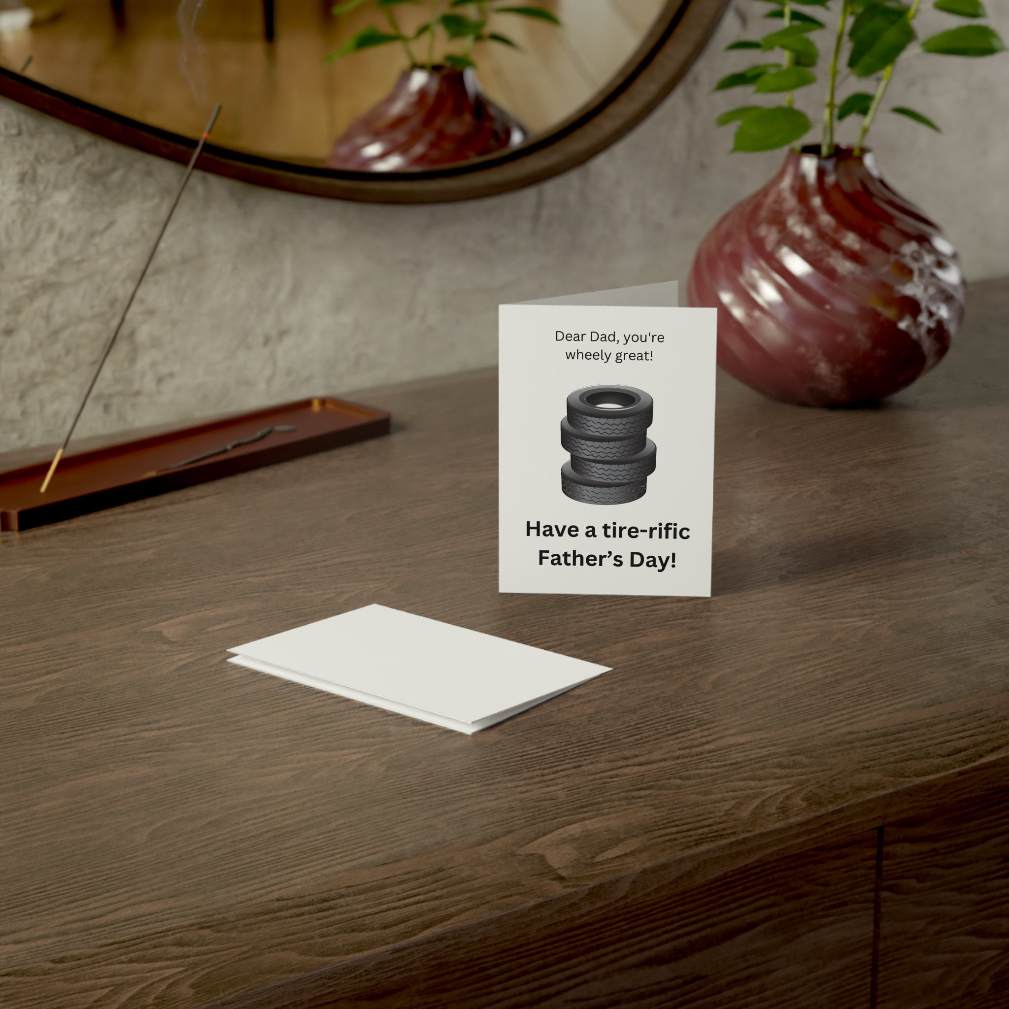 Funny Father's Day Card Digital Printable, Folded Greeting Card ...