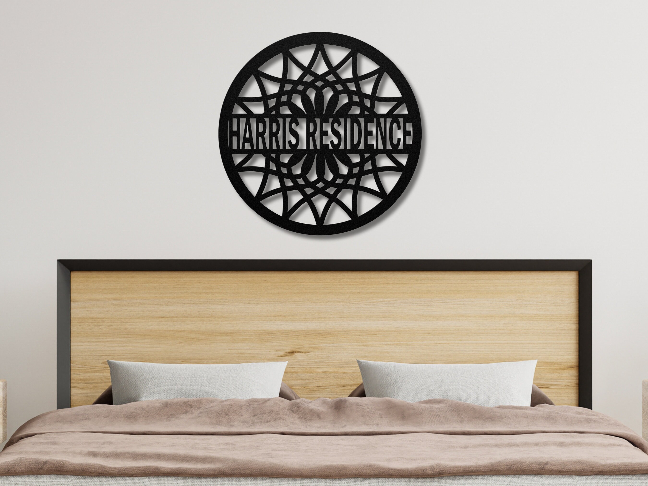 Personalized Die Cut Metal Sign, Personalized Housewarming Gift, Custom ...