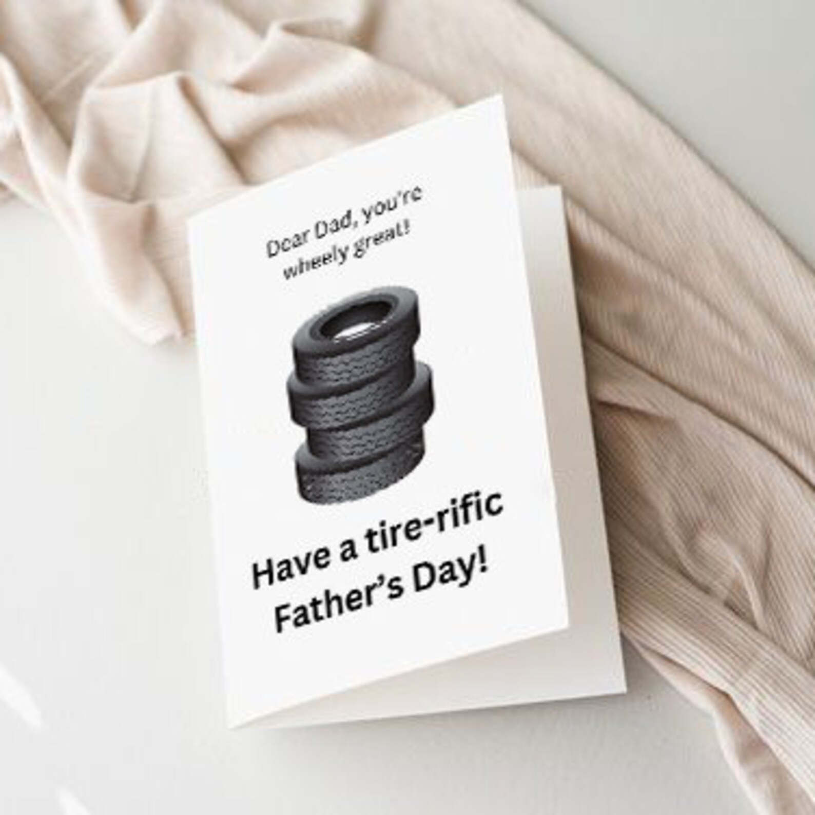 Funny Father's Day Card Digital Printable, Folded Greeting Card ...