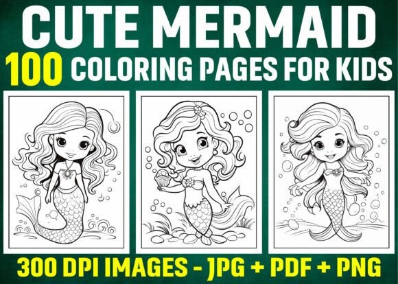 Mermaid Coloring Pages Mermaid Coloring Pages for Girls, Teens & Kids ...