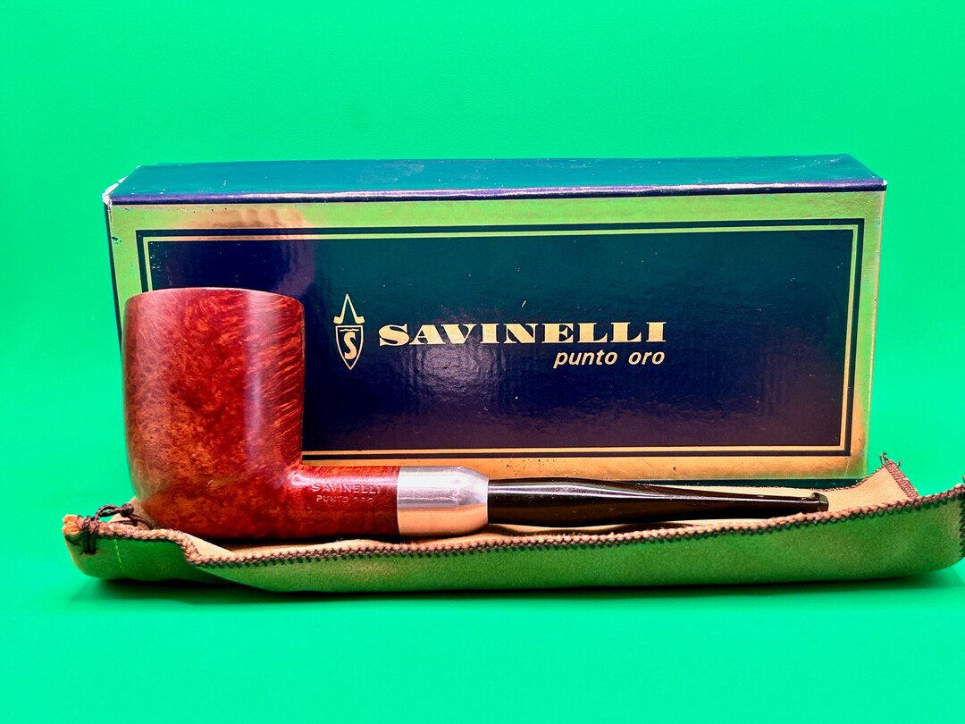 Unveiling a Rare Savinelli: Punto Oro 412 KS With Silver Army Mount ...