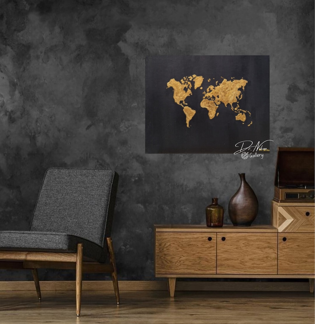 Mini Weltkarte, mini Wrold Map - Etsy