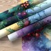 Christmas Holly Digital Paper, Alcohol Ink Wash Backgrounds, Festive ...