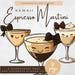 Kawaii Espresso Martini Clipart, Cute Cocktail Illustration, Kawaii ...